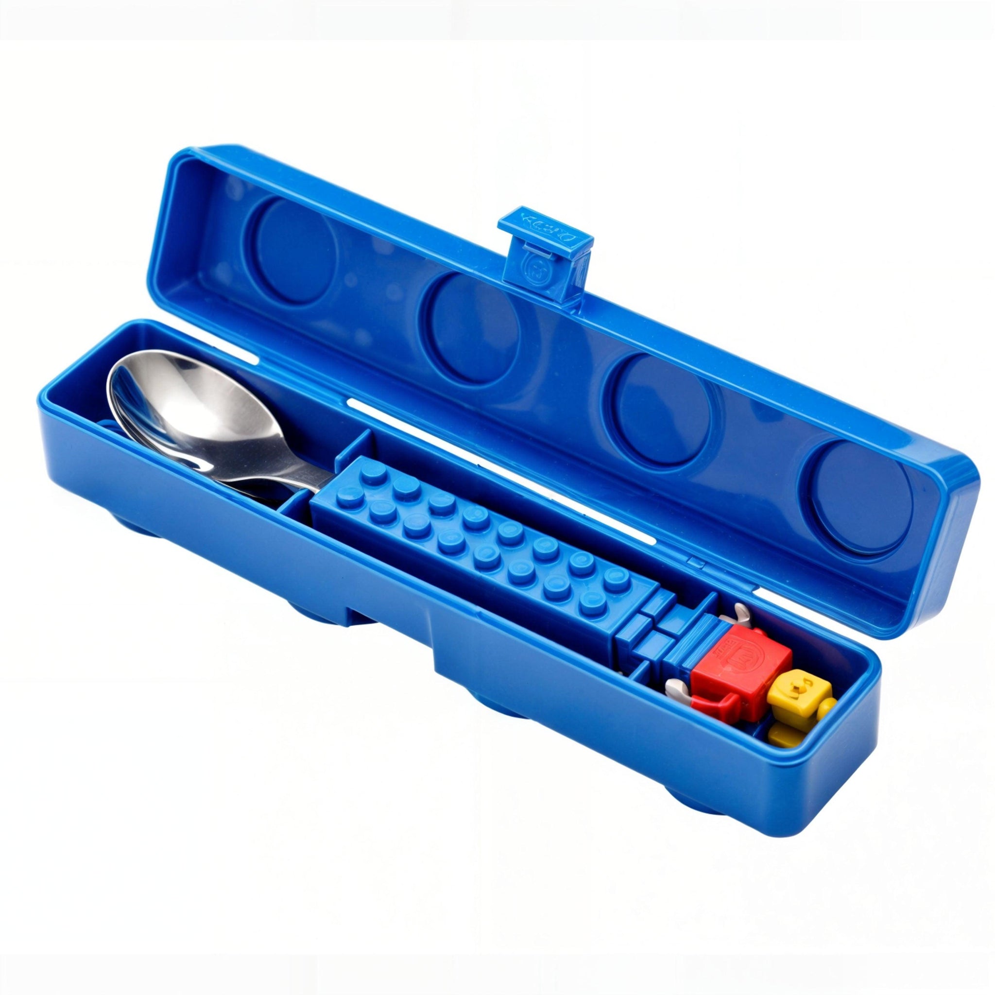 The Blue Lego Fork and Spoon Set